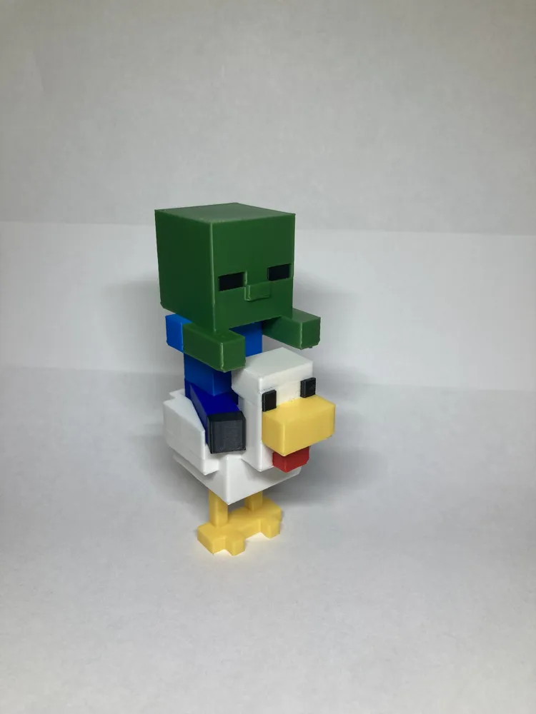 Chicken Jockey from Minecraft Movie by GoofySigma MakerWorld: Download ...