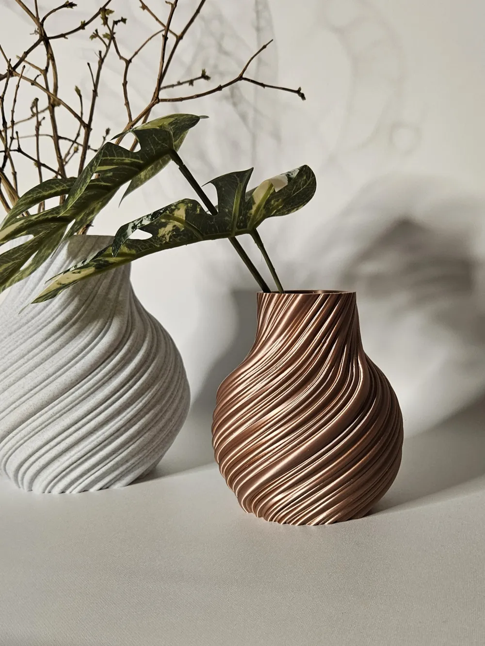 Vaso Decorativo Vortex para Decoração de Home Office por Caziuz Designs ...