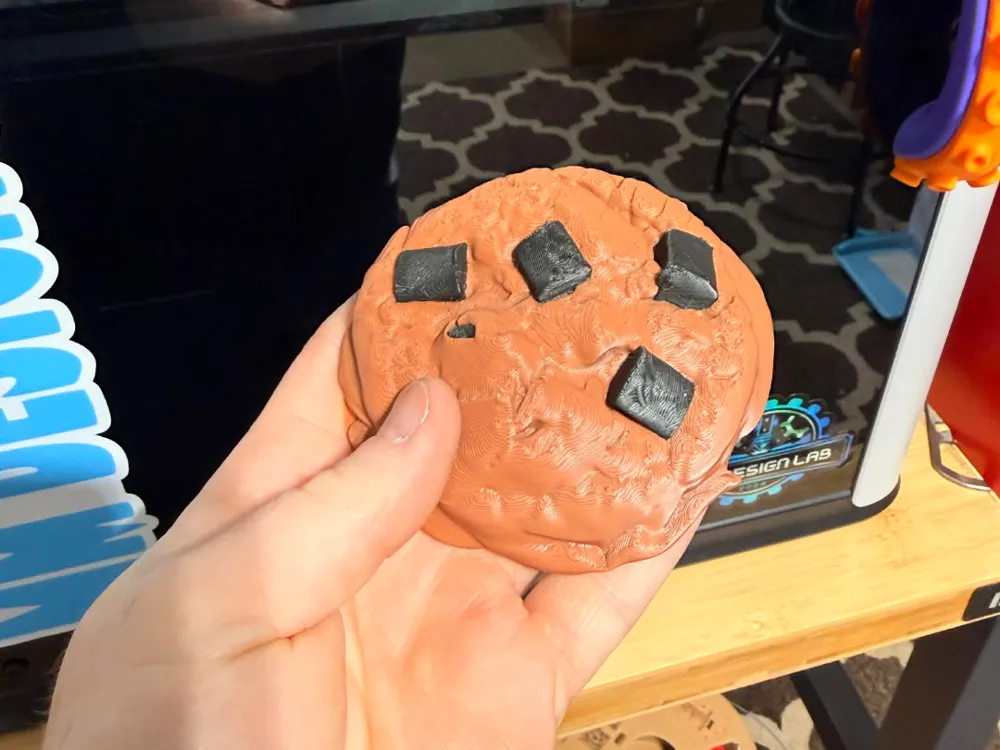 Prop - Chocolate Chip Cookie - Free 3D Print Model - MakerWorld
