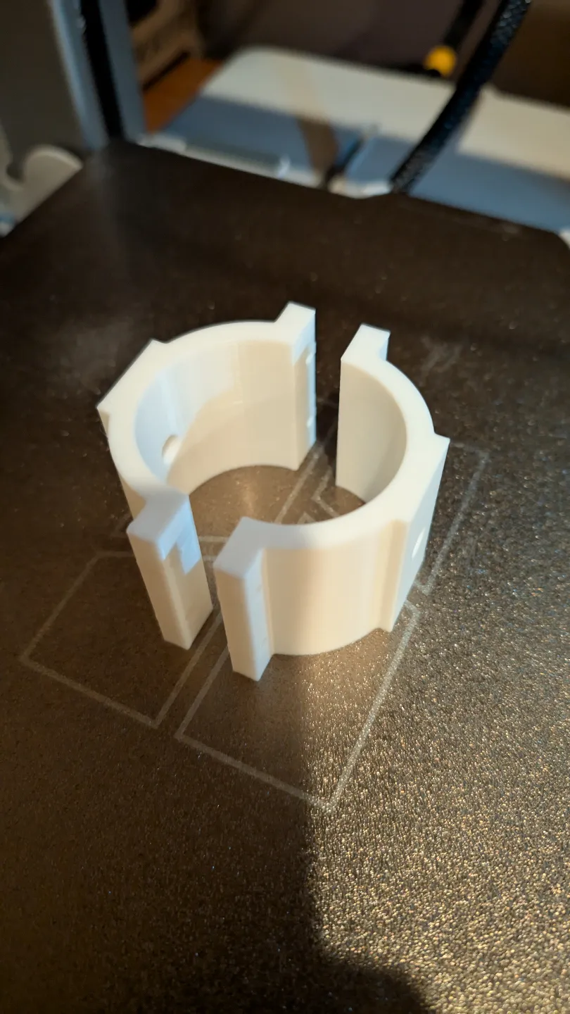 Pole Clamp (40mm) by MECHROMNSTR MakerWorld: Download Free 3D Models