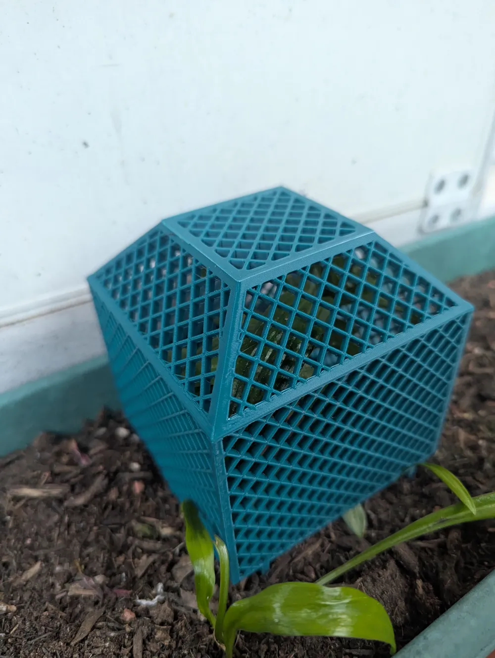 Customisable Plant Pot Cage: Rectangular - Free 3D Print Model - MakerWorld