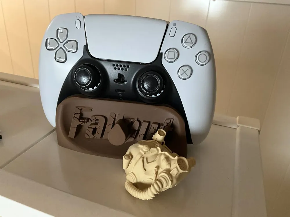 Fallout_PS5_Controller_Stand - Free 3D Print Model - MakerWorld