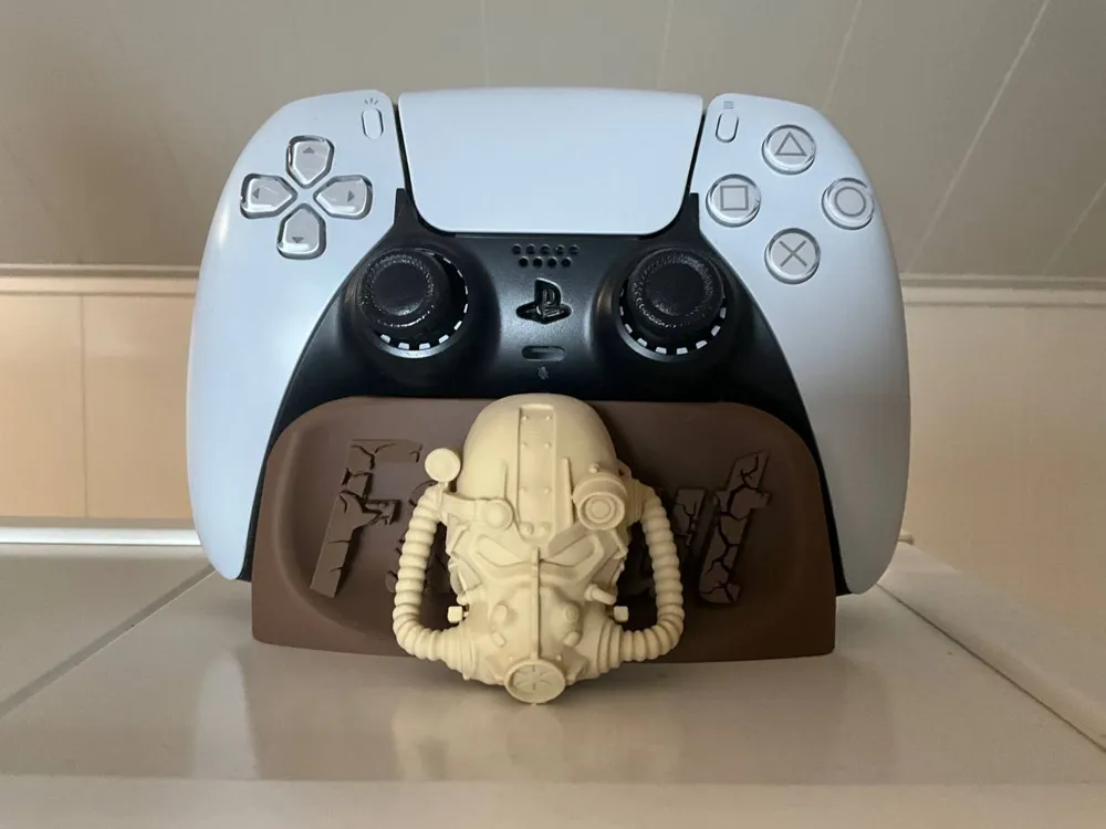 Fallout_PS5_Controller_Stand - Free 3D Print Model - MakerWorld