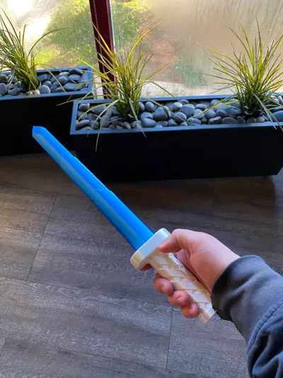 Collapsible Expandable Sword – Print-in-Place by AGDesigns - MakerWorld