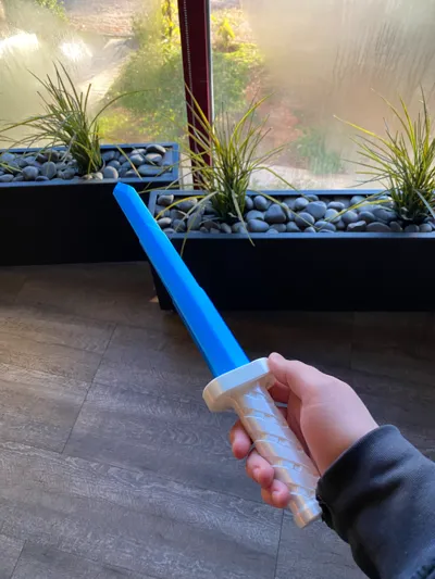 Collapsible Expandable Sword – Print-in-Place - Free 3D Print Model ...