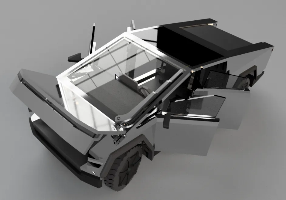 Tesla Cybertruck V2 by Curious old ant - MakerWorld