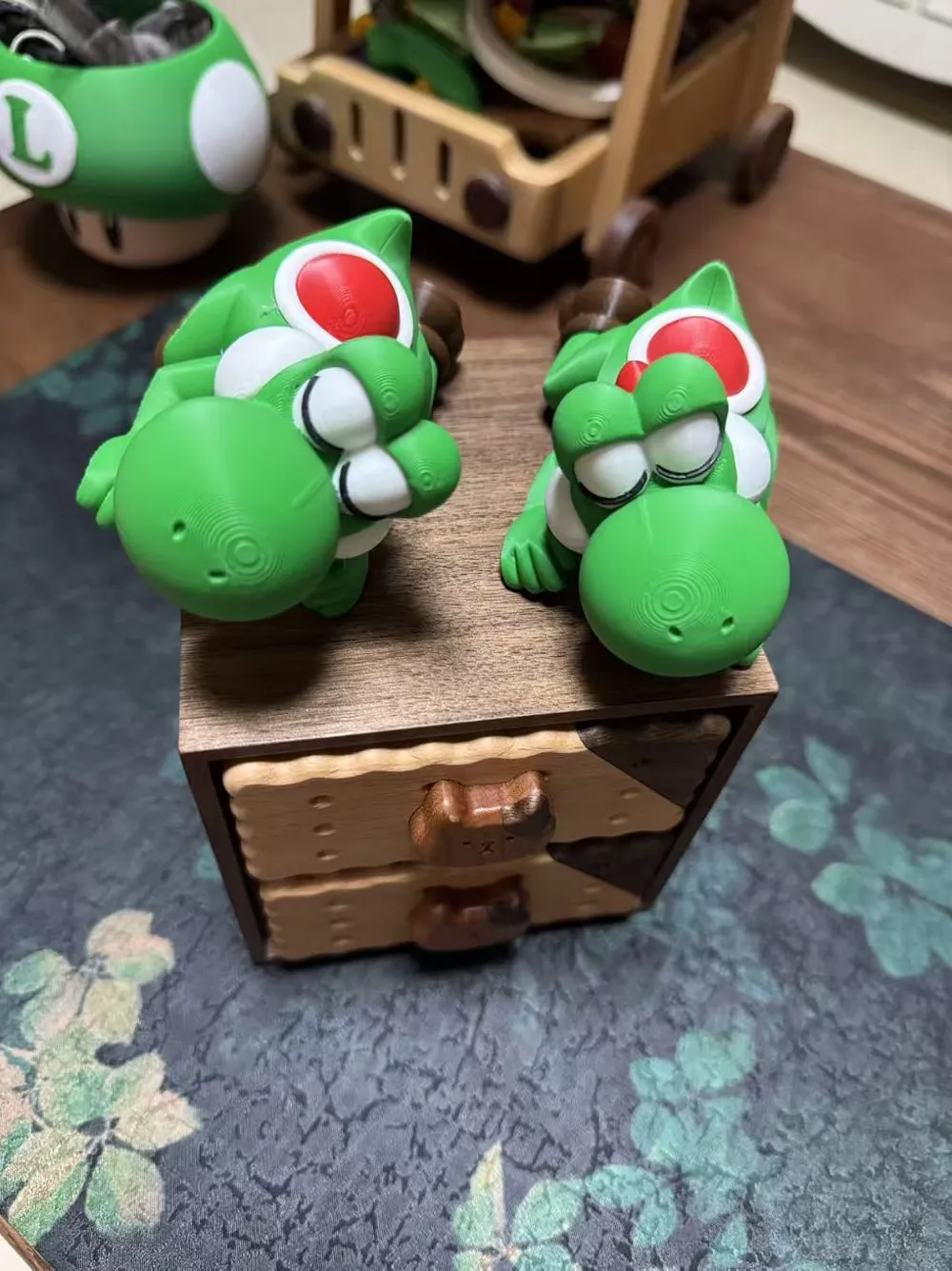Sleeping Yoshi on any edge, multi-directional, multi-part printing (no ...