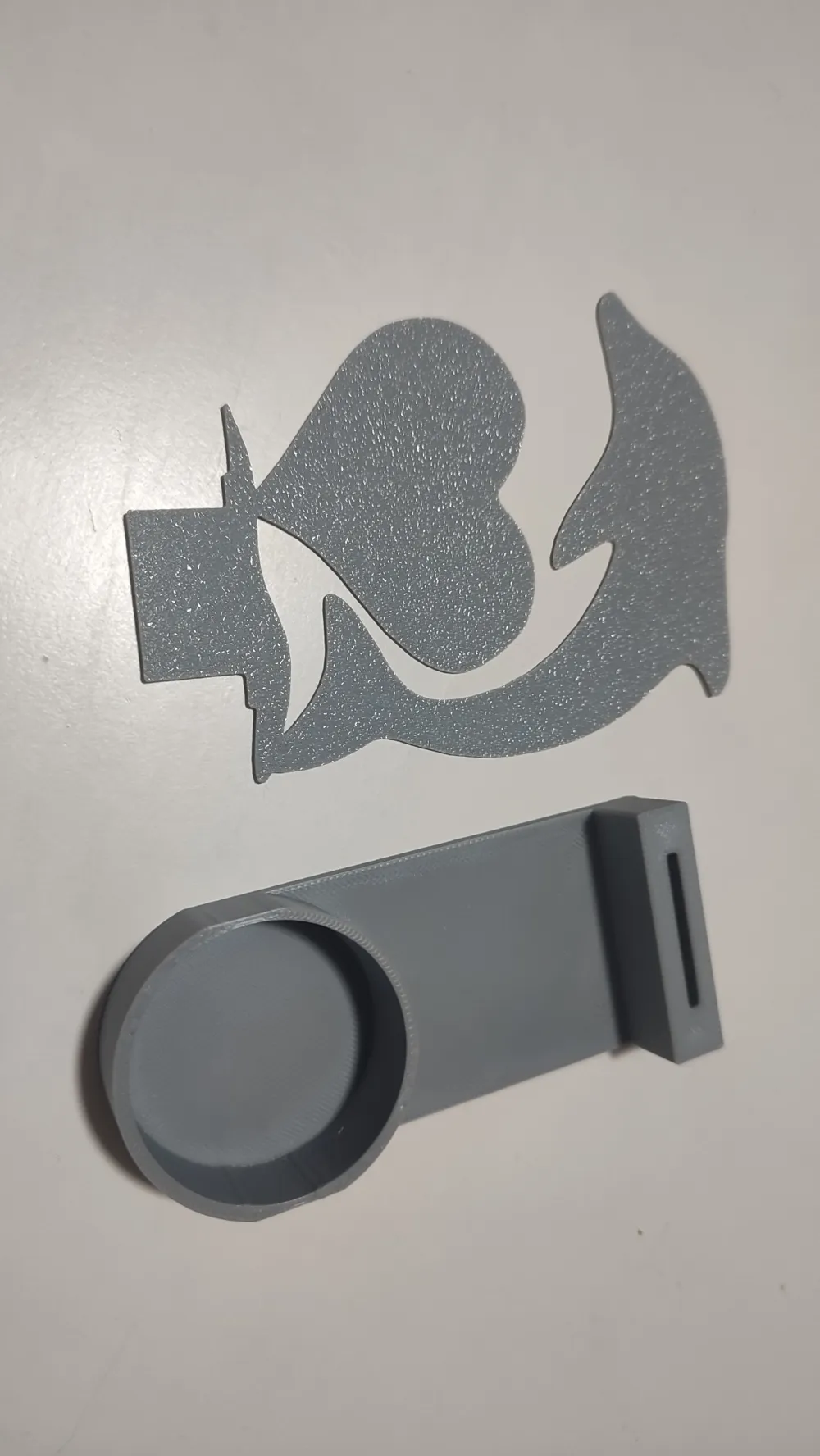 Shadow Art - Love (Dolphin) - Free 3D Print Model - MakerWorld