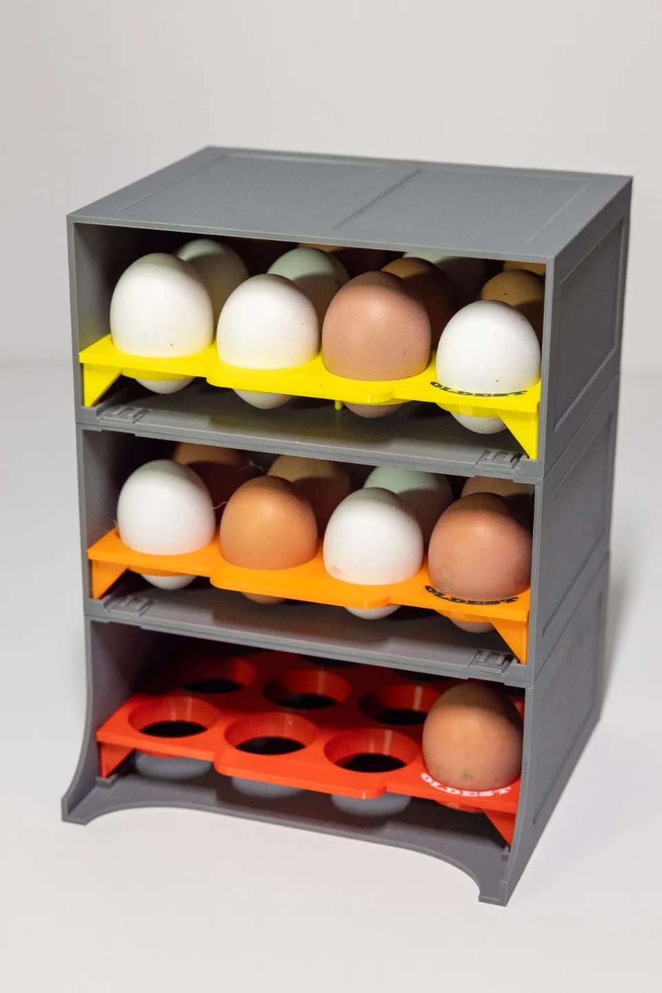 Stackable Egg Racks by dry3210 MakerWorld: Download Free 3D Models