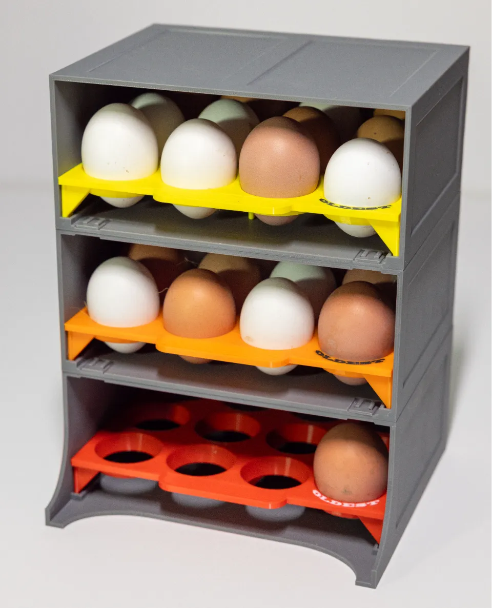 Stackable Egg Racks by dry3210 - MakerWorld