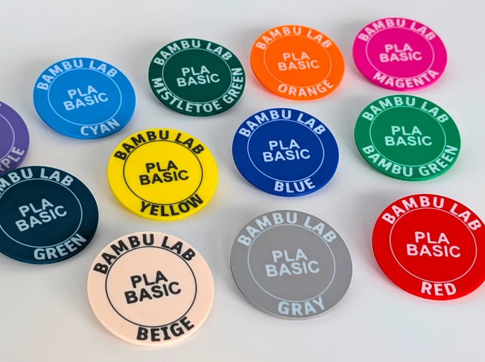 Filament Box Colour Swatch--Bambu PLA BASIC Part 3 by 3DMGK - MakerWorld