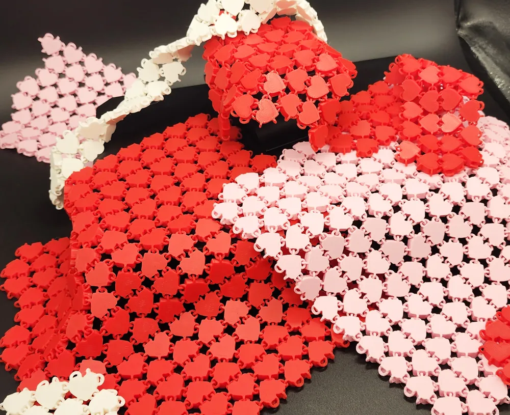 Flexible Heart Fabric ♡ 7 Models by TripleGWorkshop - MakerWorld