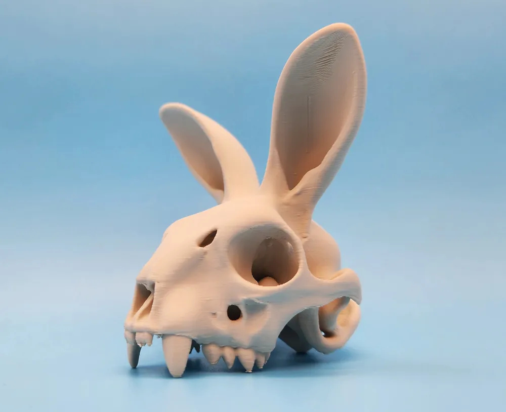 Bunny Skull - Ears Front by Triple G Workshop MakerWorld: Download Free ...