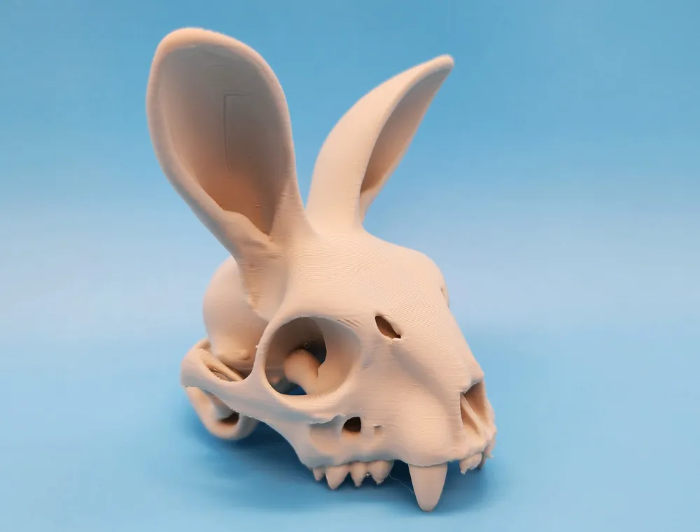 Bunny Skull - Ears Front by Triple G Workshop MakerWorld: Download Free ...