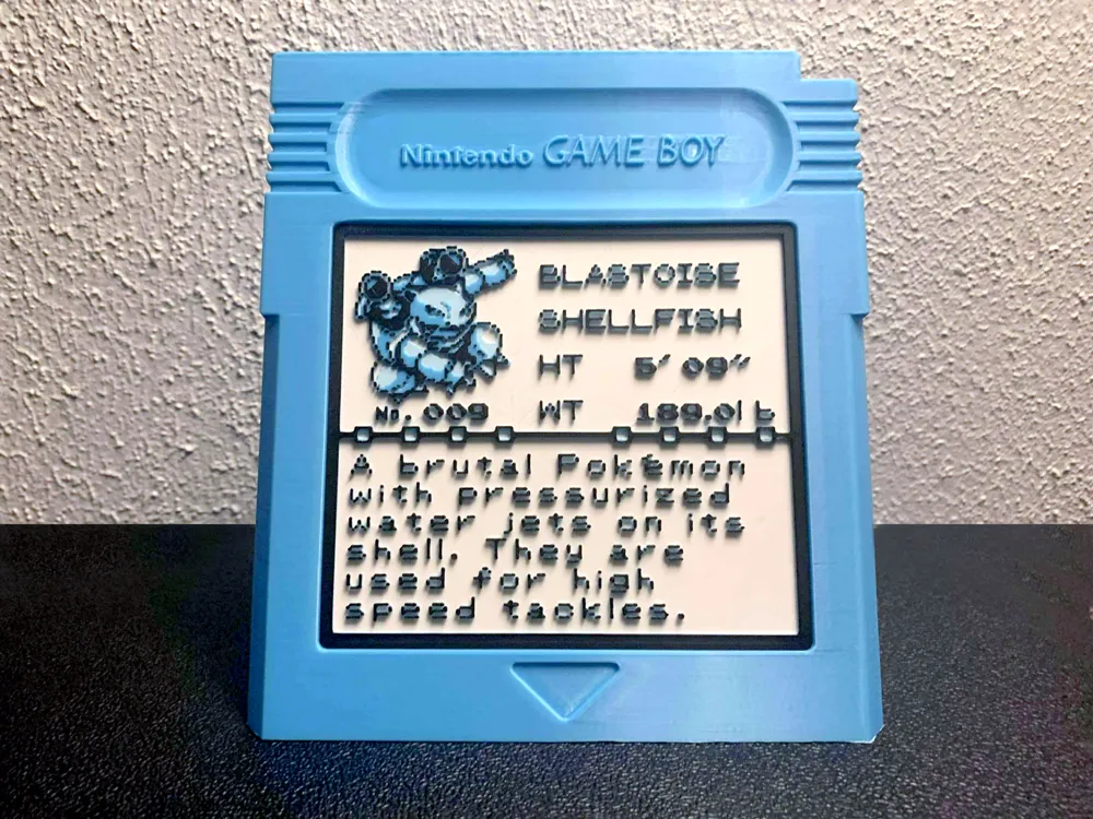 Gameboy Frame for Pokedex Displays - New Version by CraftyFox3D ...
