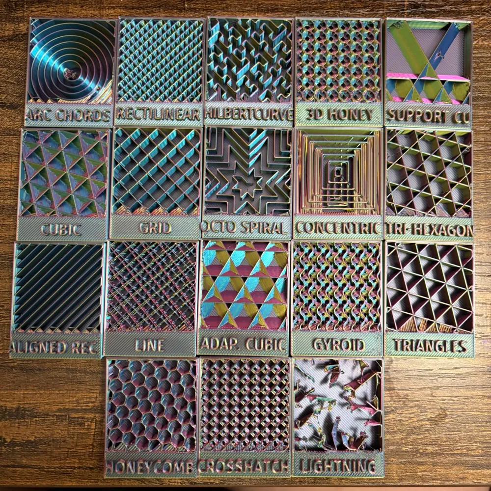 Infill Example Tiles by DaniBunnyOfDoom MakerWorld: Download Free 3D Models