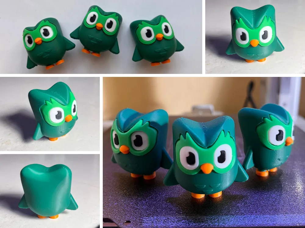 Duolingo Owl Duo - Free 3D Print Model - MakerWorld
