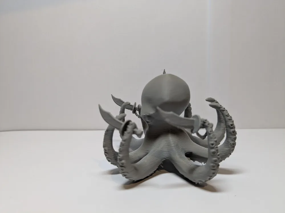 Octopus with swords by Together 3DMakerWorld: Download Free 3D Models