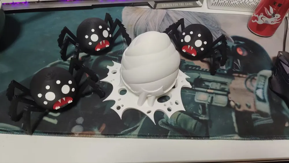 Don't Starve black spider by 秦老师 MakerWorld: Download Free 3D Models