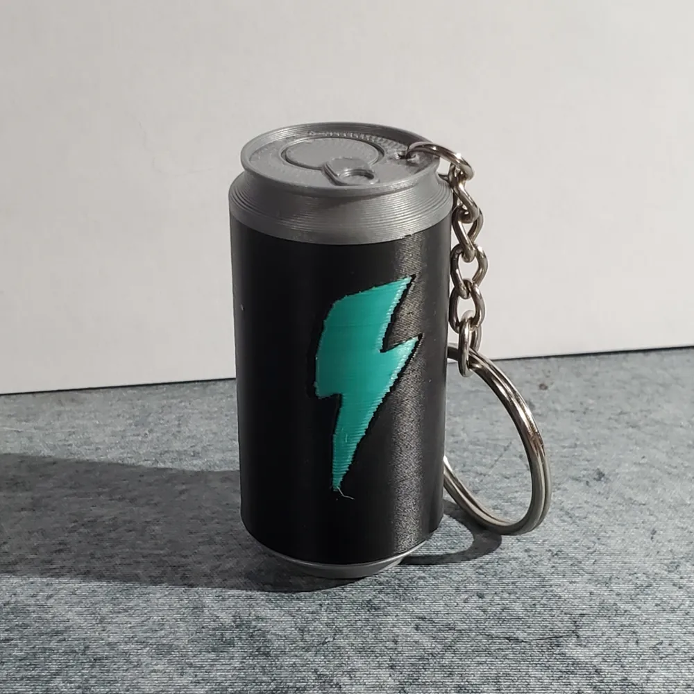 Energy drink can keychain - Free 3D Print Model - MakerWorld