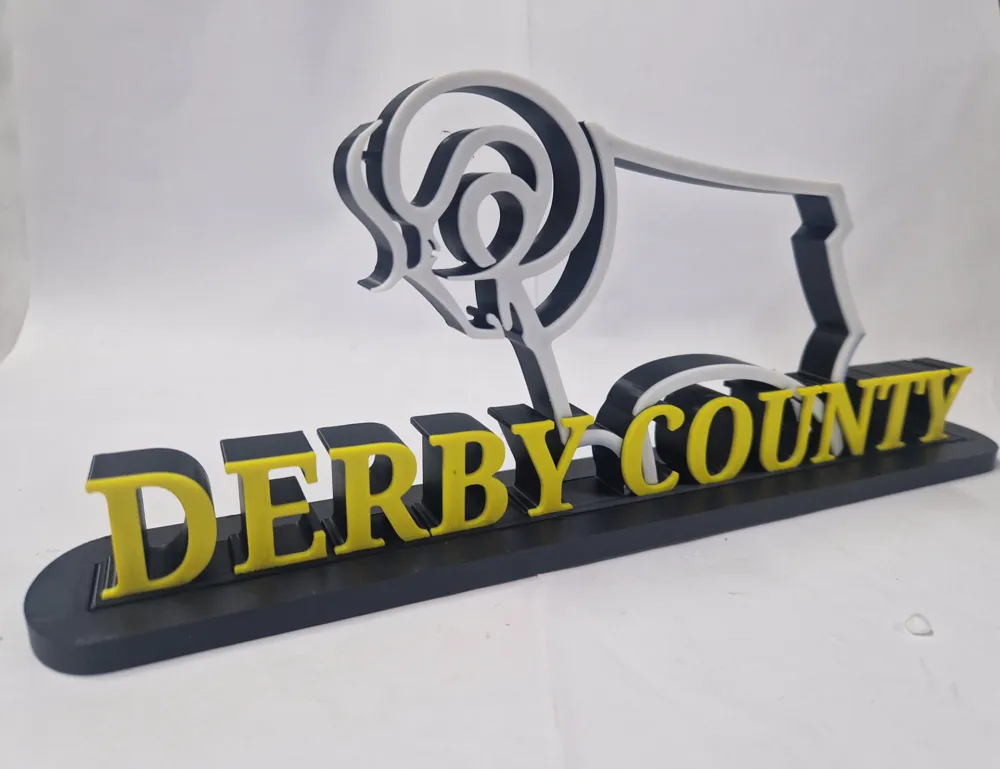 Derby County Sign by Simply Models MakerWorld: Download Free 3D Models