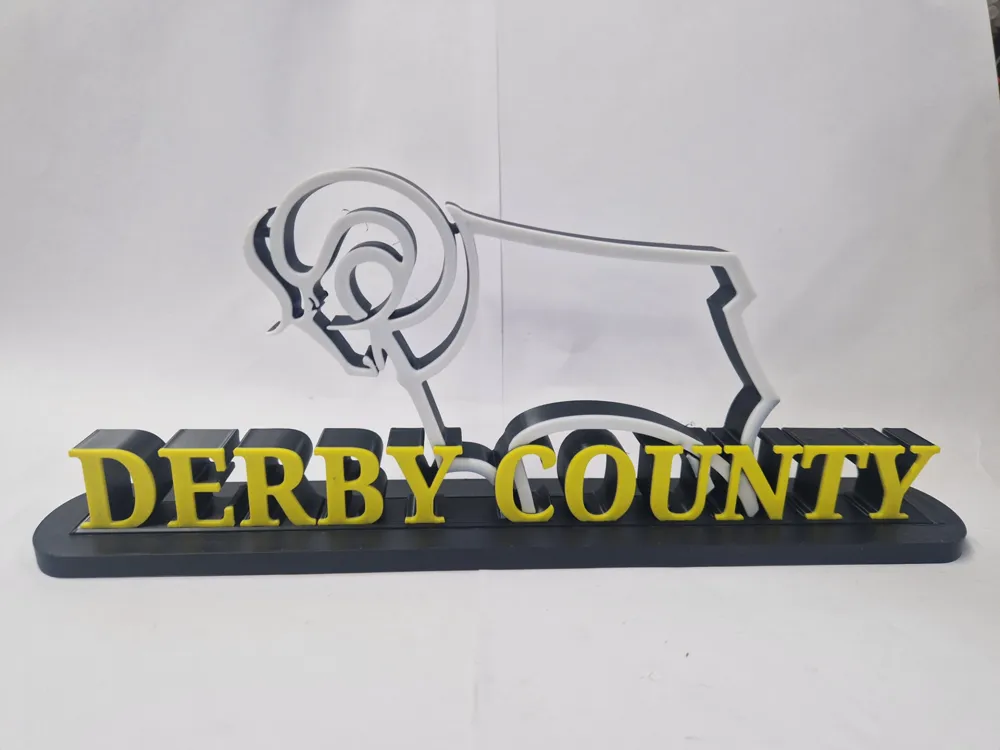 Derby County Sign by Simply Models MakerWorld: Download Free 3D Models