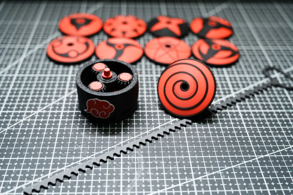 Naruto Kreisel – Sharingan-Serie – Kostenloses 3D-Druckmodell – MakerWorld