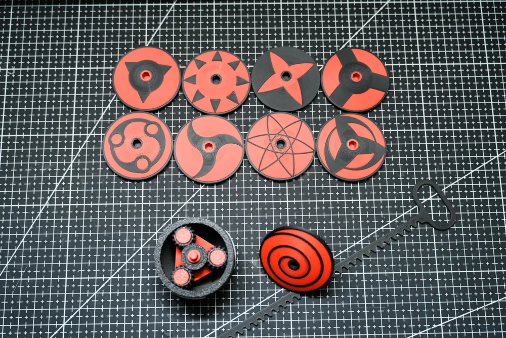 Toupie Naruto—Édition Sharingan - Modèle d'Impression 3D Gratuit ...