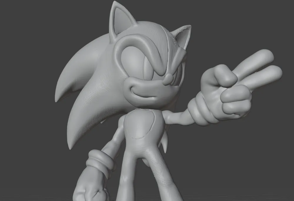 LIFE SIZE SONIC THE HEDGEHOG COLLECTOR EDITION - Free 3D Print Model ...