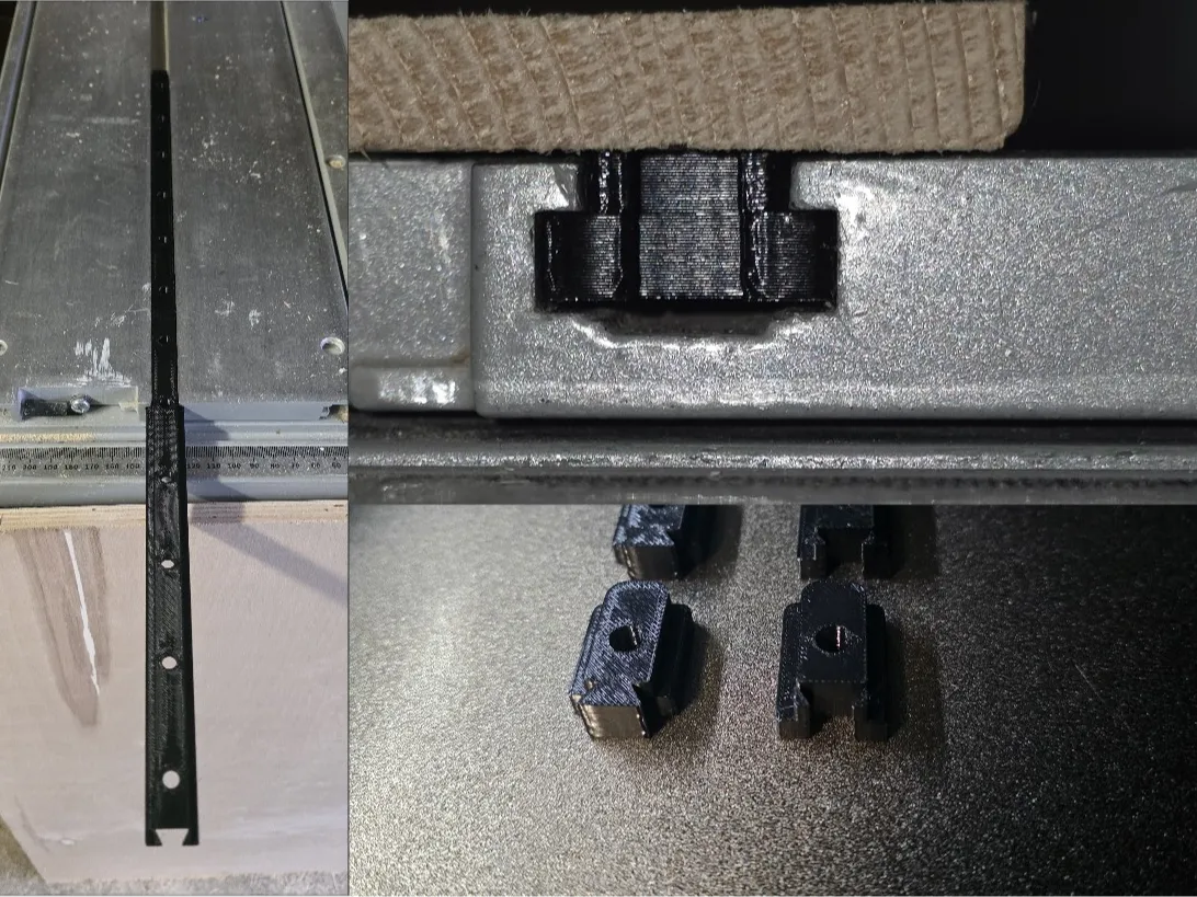 Slide rail for bosch pts10 or gts10 - Free 3D Print Model - MakerWorld