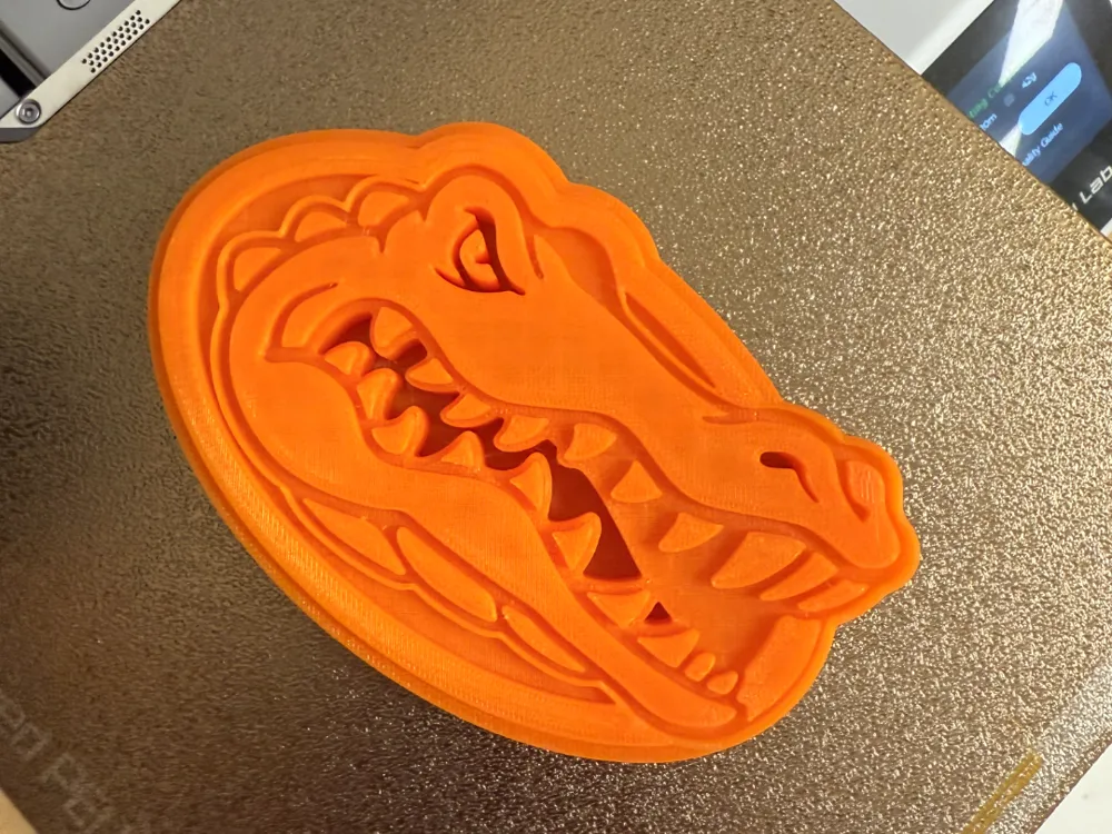 Florida Gator Logo - Free 3D Print Model - MakerWorld