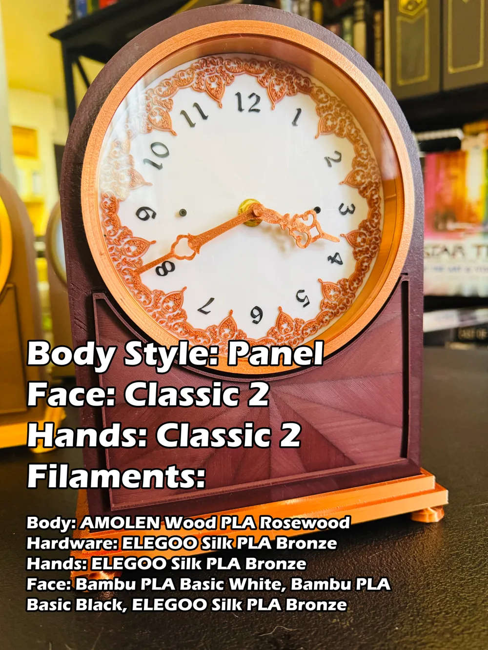 TEMPUS Arch v2 Customizable Clock Kit by Cheep & Cheerful 3D Designs ...