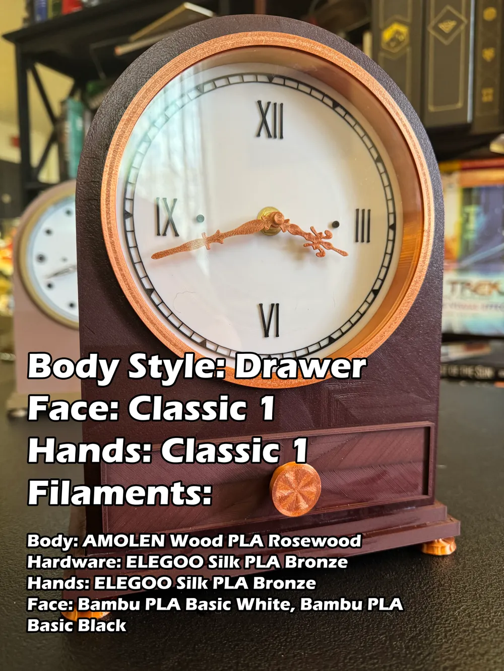 TEMPUS Arch v2 Customizable Clock Kit by Cheep & Cheerful 3D Designs ...