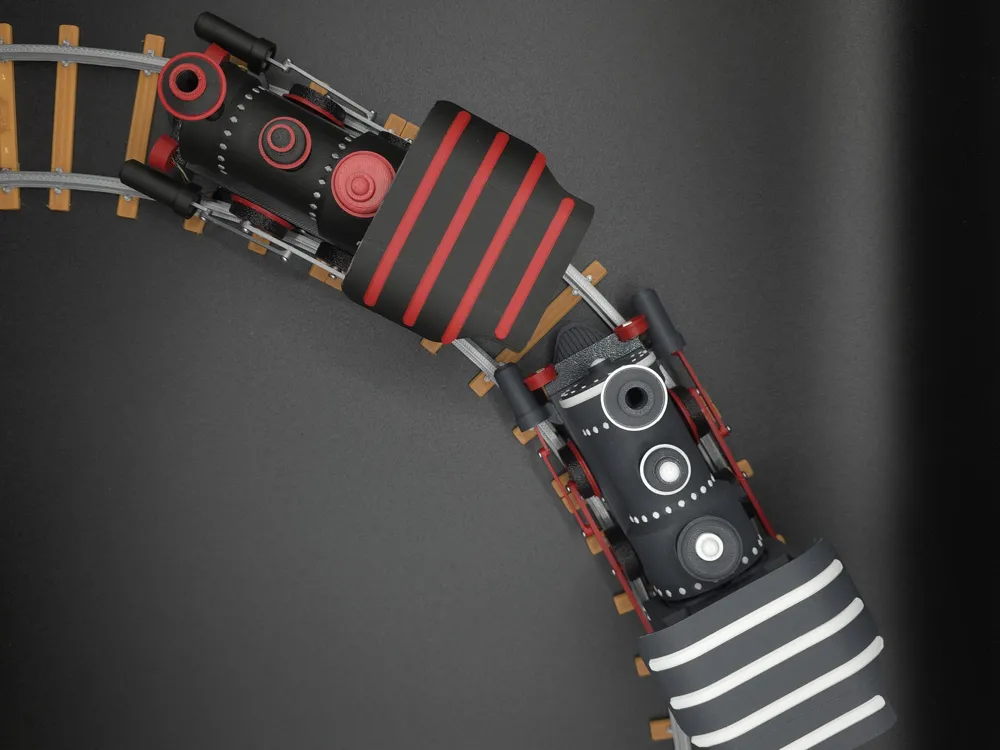 CyberExpress Train - Free 3D Print Model - MakerWorld