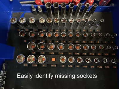 Socket Mod (Socket Organizer) by wupinstick - MakerWorld