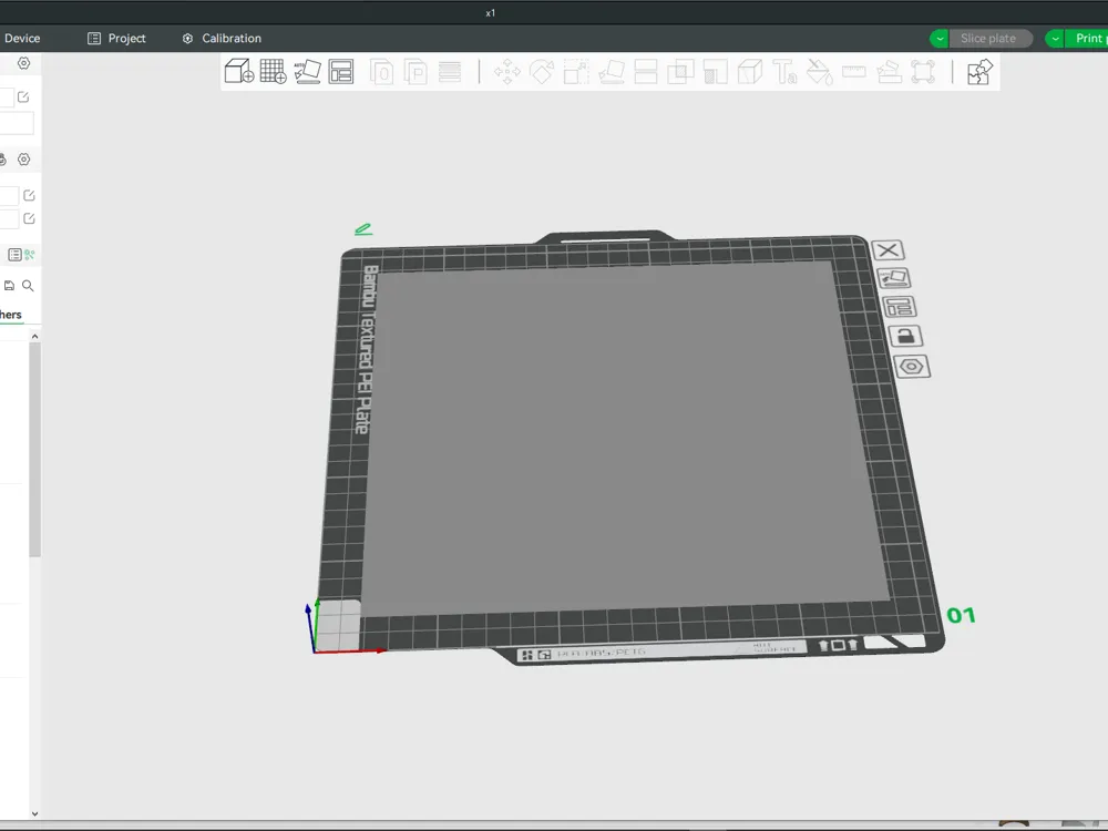 X1/P1/A1 bed level test print by printer mayhem MakerWorld: Download ...
