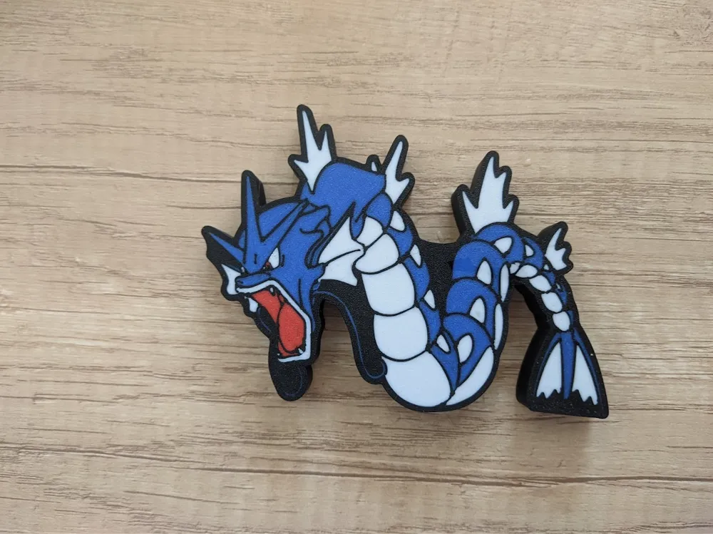 Gyarados Wall Art - Free 3D Print Model - MakerWorld