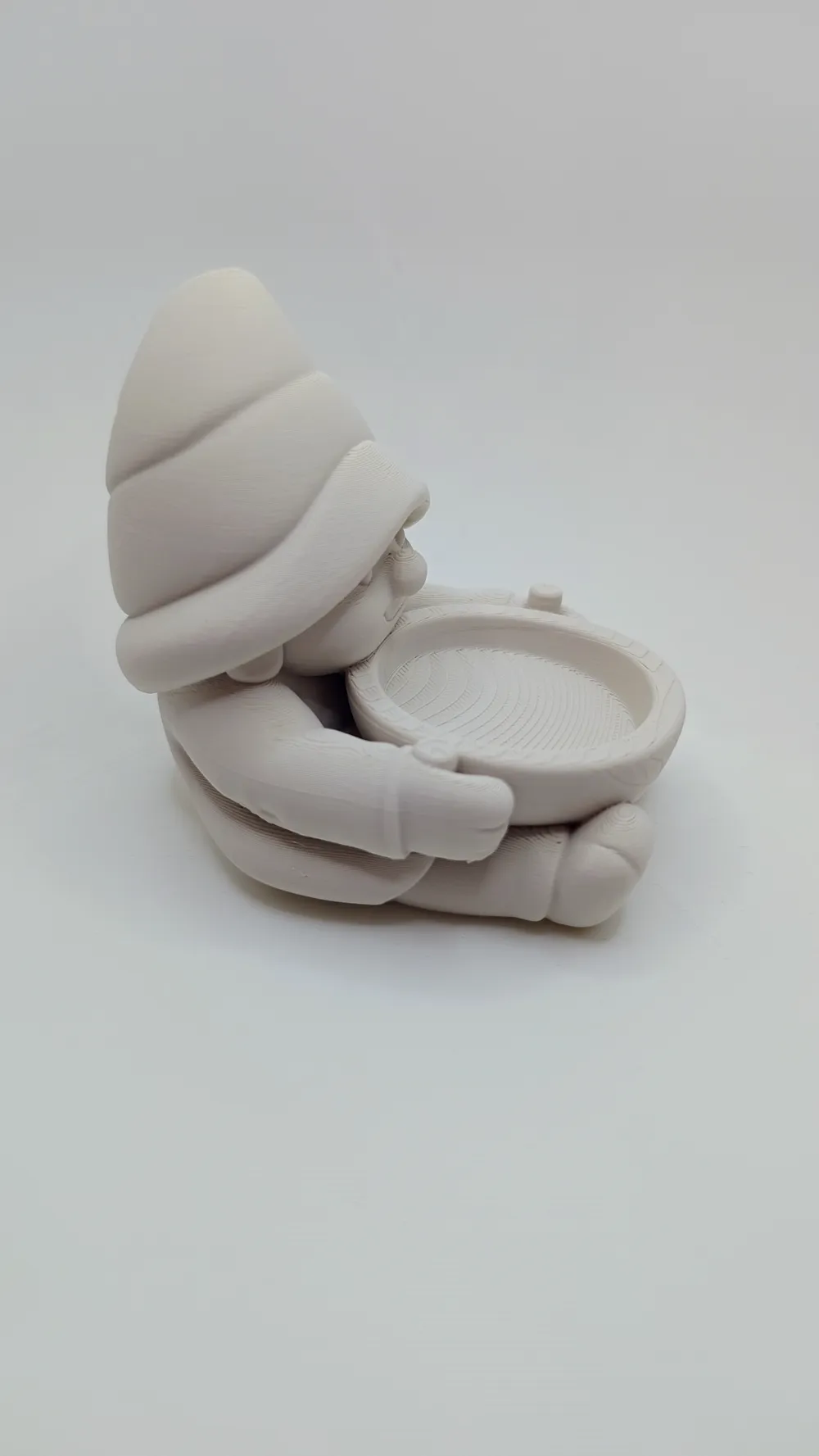 Forest Light Gnome with Tealight Bowl - Free 3D Print Model - MakerWorld