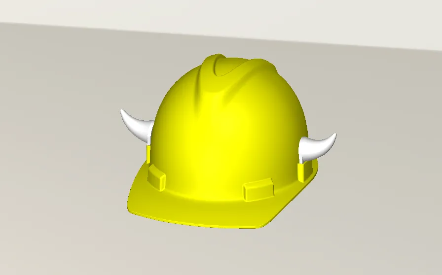 Hard Hat Horns - Free 3D Print Model - MakerWorld