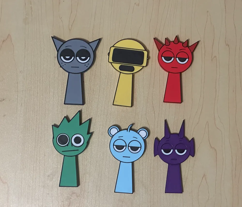 Sprunki Figure Pack 2 by BBN GRAFX - MakerWorld