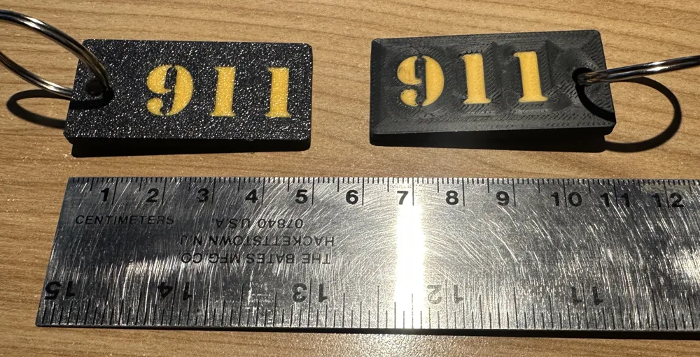 911 Dispatch Key Chain by Rachel MakerWorld: Download Free 3D Models