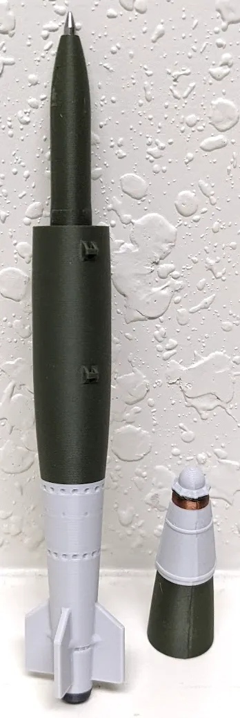 Bomb Pens | JDAM Smart Bomb with Hidden Pen by Rexi Labs MakerWorld ...