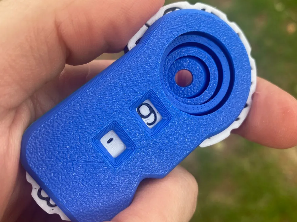 Disc Golf Score - Dial Counter (AMS Optional) - Free 3D Print Model ...