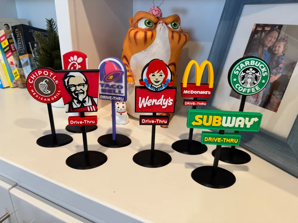 KFC Sign by 3D Print Creative Endeavors MakerWorld: Download Free 3D Models