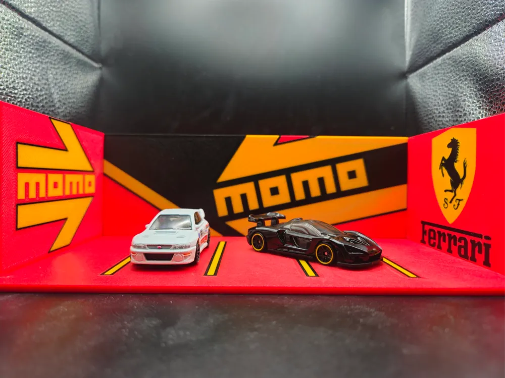 MOMO garage diorama by FredBoy MakerWorld: Download Free 3D Models