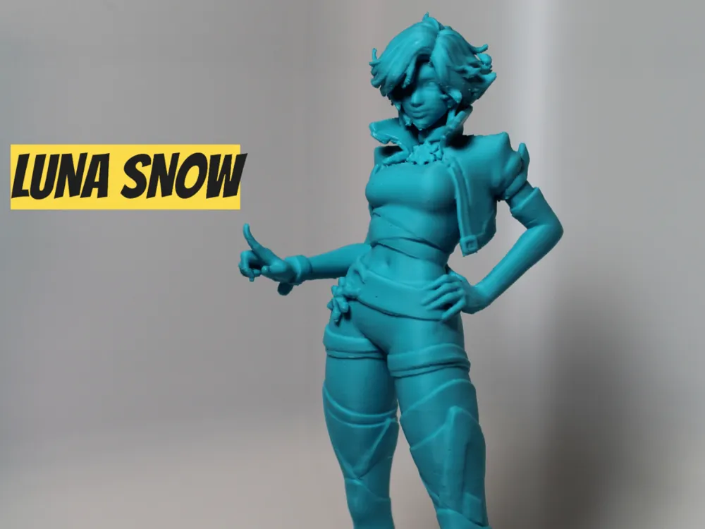 Luna Snow - Fan Art Sculpture - Free 3D Print Model - MakerWorld