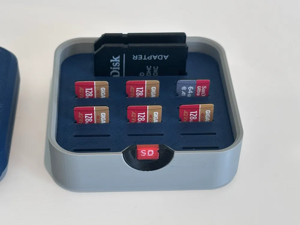 Micro SD Card Box - Pop-Up Box Compatible by FatCat - MakerWorld