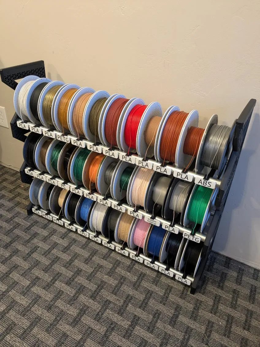 Rugged Rack - A Modular Filament Storage System by Caleb Wride ...