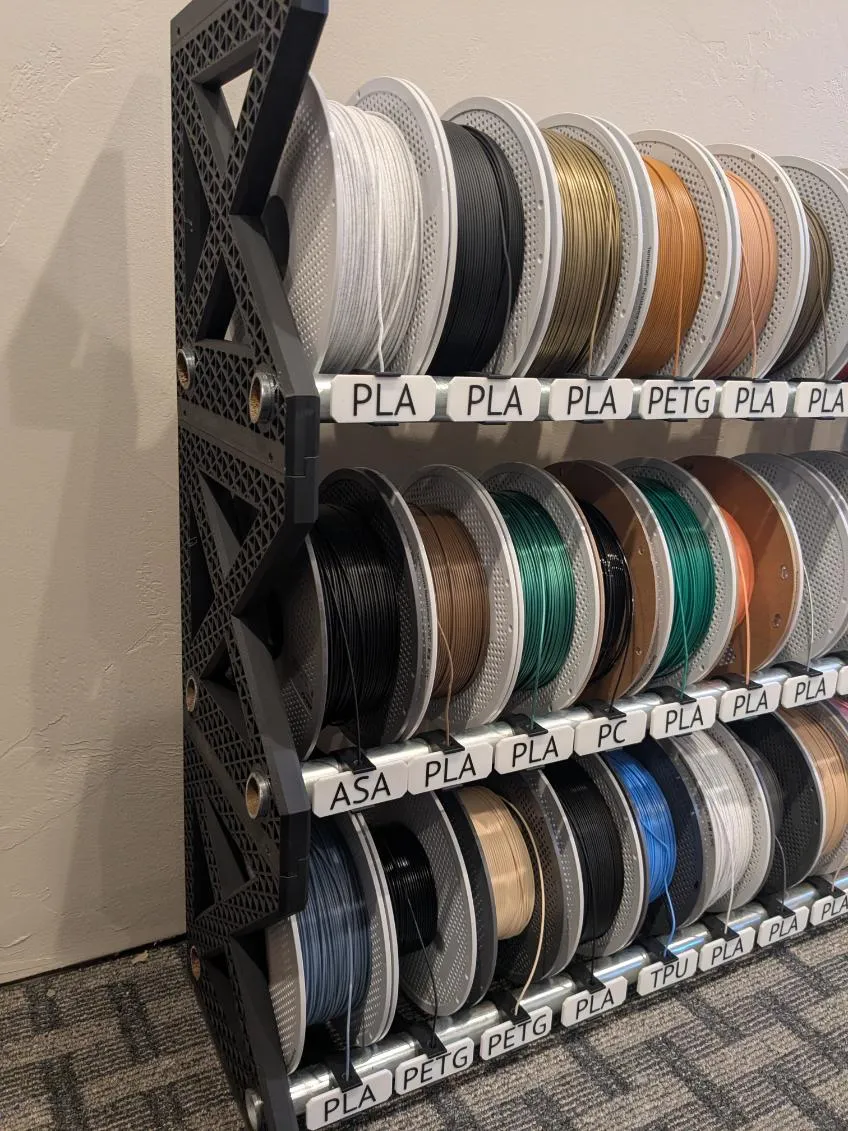 Rugged Rack - A Modular Filament Storage System by Caleb Wride ...