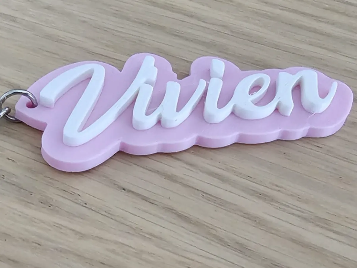 Keychain Vivien - Free 3D Print Model - MakerWorld